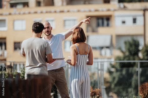 Architectural Team Collaboration Designing Modern Buildings With Aesthetic Blueprint Analysis