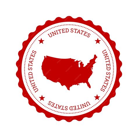 Premium Vector United States Passport Stamp Vector Illustration