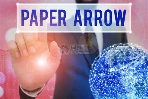 显示纸箭头的书写笔记商业信息图表用于显示方向或运高清图片下载 正版图片504244580 摄图网