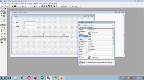 How To Make A Visual Basic Program For Reversing String Using Visual Basic 6 0 Youtube