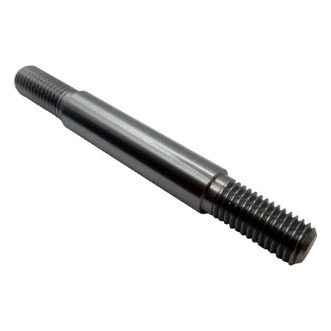 1045 Carbon Steel 516 In Dia Double End Threaded Rotary Shaft