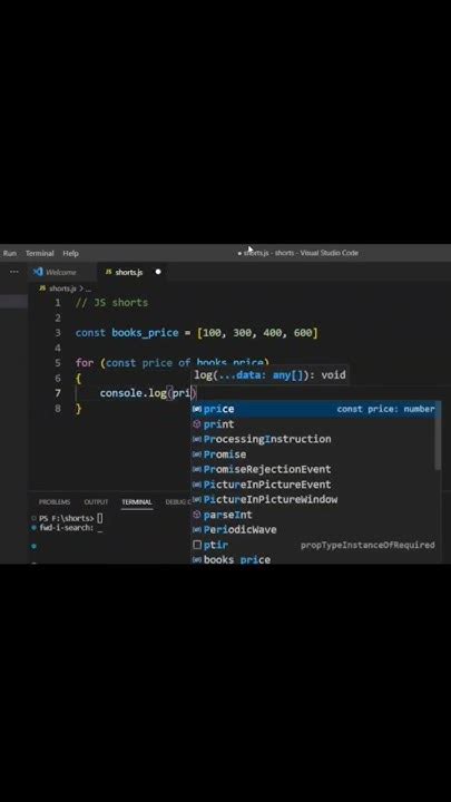 Javascript Loop Over An Array Shorts Sabeek Youtube