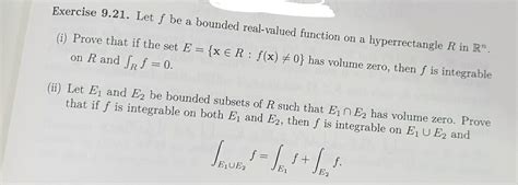 solved exercise 9 21 let f be a bounded real valued