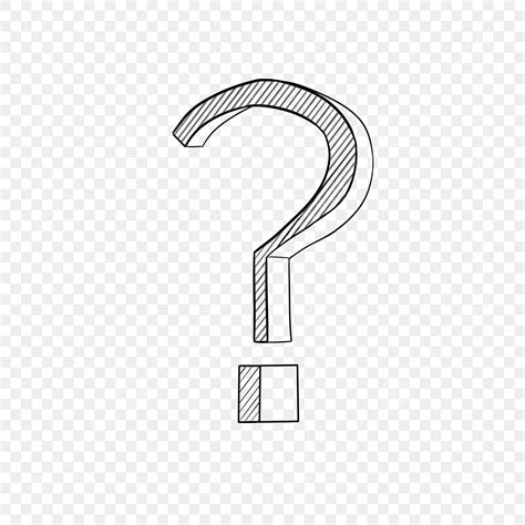 問號免費扣矢量素材手繪問題 問號 向量 簡筆劃素材圖案，psd和png圖片免費下載