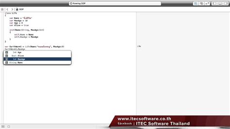 28 สอนเขียนโปรแกรมบนระบบ Ios ด้วยภาษา Swift สำหรับผู้เริ่มต้น Beginner Oop Class Youtube