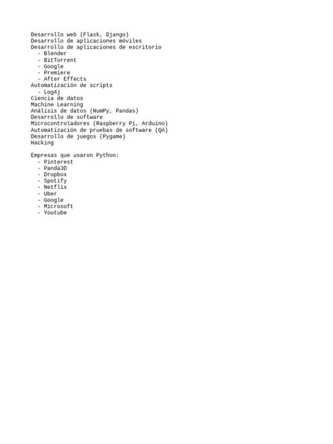 Que Se Puede Hacer Con Python Pdf