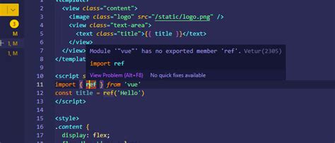 module vue has no exported member ref · issue 2831 · dcloudio uni app · github