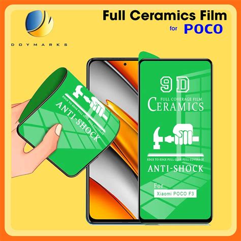 Poco F1 F2 F3 F4 Gt 5g 4g Premium 9d Full Ceramic Film Screen Protector Shopee Philippines