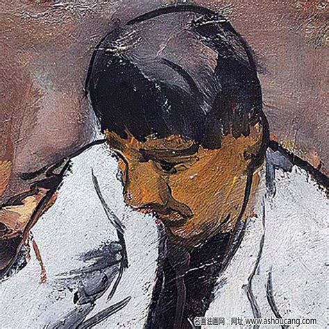 曾梵志油画 黄昏之一 高清大图下载 名画油画网