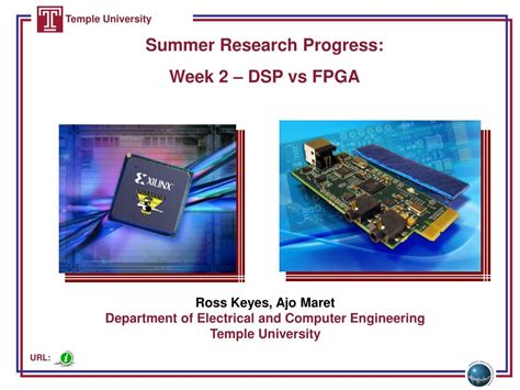 Ppt Summer Research Progress Week 2 Dsp Vs Fpga Powerpoint