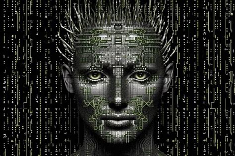 Premium Ai Image Human Shape Made With Digital Binary Codes Concept Of Artificial Intelligence