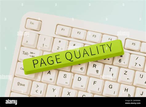Text Caption Presenting Page Quality Internet Concept Effectiveness Of