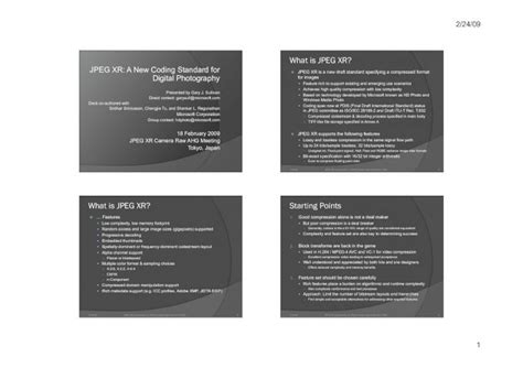 Pdf What Is Jpeg Xr Jpeg Xr A New Coding Standard For · 22409 3 Jpeg Xr Transform