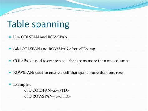 PPT CHAPTER 6 TABLE CREATING PowerPoint Presentation Free Download ID 5103586