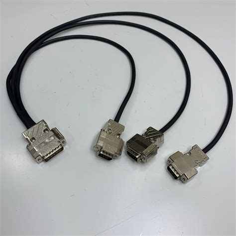Cáp Splitter Y Cable Db15 Male D Sub 2 Rows To Three 3 Port Db9 Male Dài 0 6m 0 8m 0 9m For
