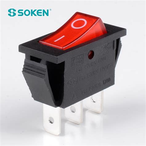 Soken Rk1-17A 1X1n Dearg ar ceal Lasc Rocker Soilsithe - An tSín Ningbo ...