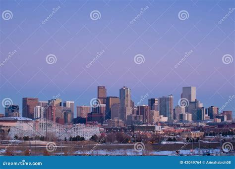 Mile High City Of Denver Editorial Stock Image Image Of Cityscape