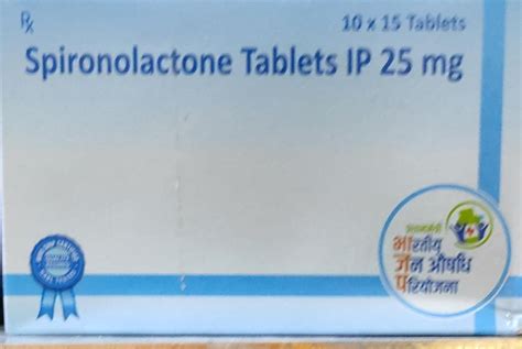 Spironolactone 25 Mg 15 Tablets Api Generic Pharmacy