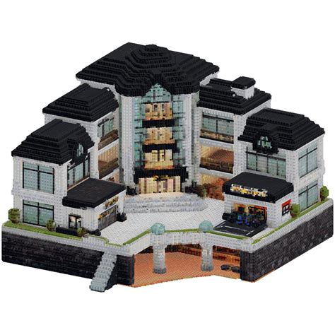 Huge Multi Building Pokemon Mansion Minecraft Build Blockgpt