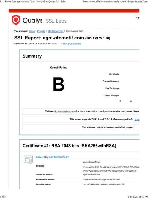 ssl server test agm otomotif com powered by qualys ssl labs pdf