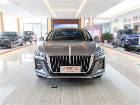红旗H5外观实拍高清大图 红旗H5 2023款 2 0T 自动智联旗领版量子银灰第2张图片大全 太平洋汽车