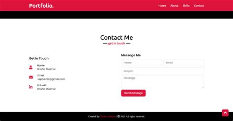 GitHub ShishirShekhar Portfolio My Personal Portfolio
