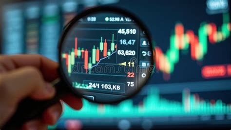 The Graph Shows A Downward Trend In The Stock Market Stock Image Image Of Hand Profit 364263287