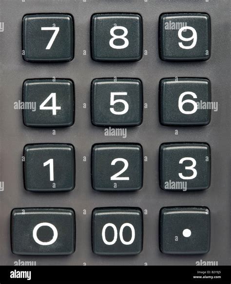Keypad Numeric Buttons Stock Photo Alamy