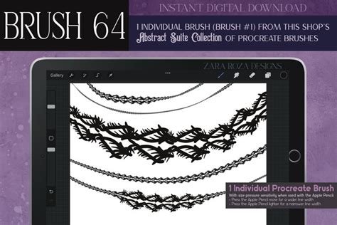 Procreate Brush A Retro Vintage Abstract Suite Brush