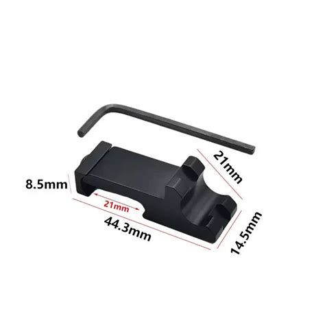 Tactical 45 Degree Rts Picatinny Offset Rail Adapter M416gelblaster
