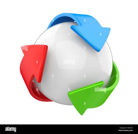 Circle Arrows Isolated Stock Photo Alamy