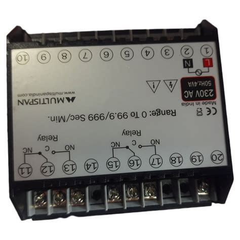 Multispan Mdt 1310 Universal Digital Timer For Industrial Machines 20ma At ₹ 1250 Piece In Palghar