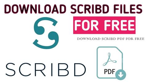 How To Download Scribd Files For Free Scribd Free Pdf Download Youtube
