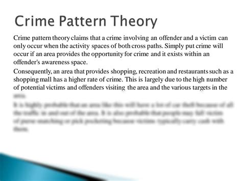 Solution Criminology Notes On Crime Pattern Theory Studypool