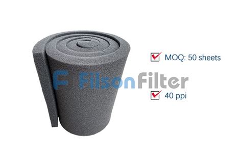 40 Ppi Filter Foam Filson Filter