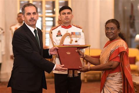 He Mr Yousef Mustafa Ali Abdel Ghani Ambassador Of Hashemite Kingdom Of Jordan Presenting