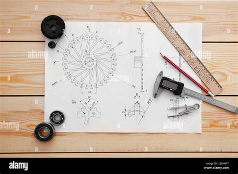 Technical Drafting Table Tools Hi Res Stock Photography And Images Alamy