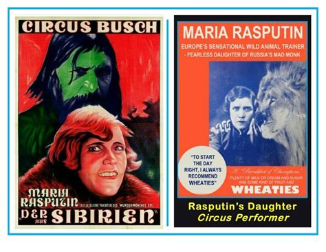Maria Rasputin Daughter Of Grigori Rasputin Two 6 X 4 Images