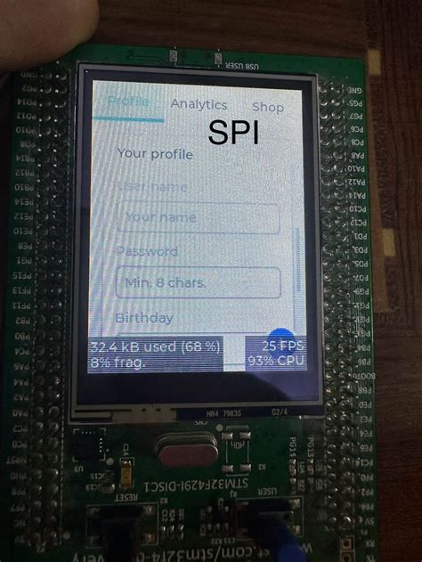 difference in colors between spi and rgb mode on stm32f429 disco how