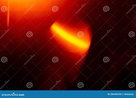 Lens Flare Defocused Glow Light Leak Orange Flecks Stock Image Image Of Design Abstract