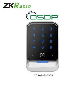 Rs Osdp Output Qr Rfid Access Control Reader With Pin Keypad For Access Control System