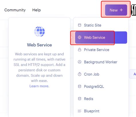 免费容器docker平台render上搭建webssh项目jrohywebssh 支持文件上传下载