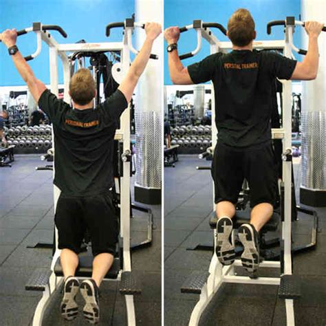 Assisted Pull Up • Bodybuilding Wizard