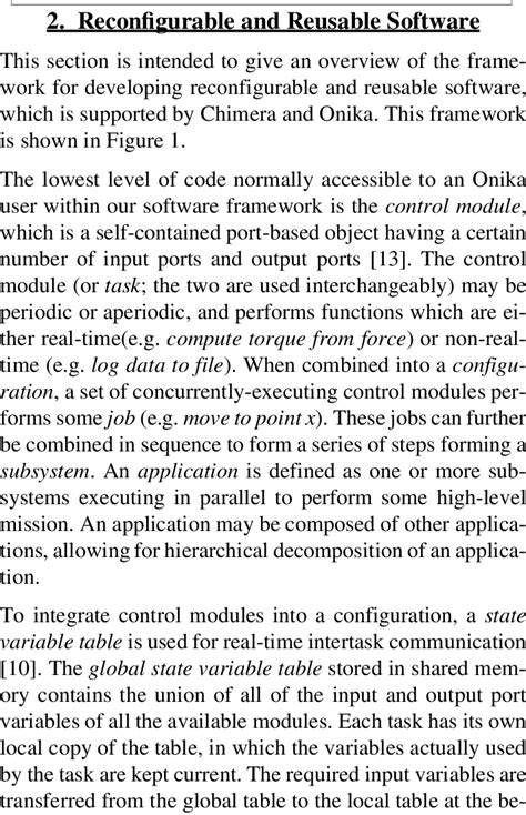 The Reconfigurable Software Framework For Sensor Based Real Time Download Scientific Diagram