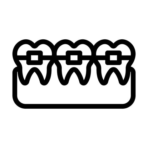 Braces Icon Design 16691291 Vector Art At Vecteezy