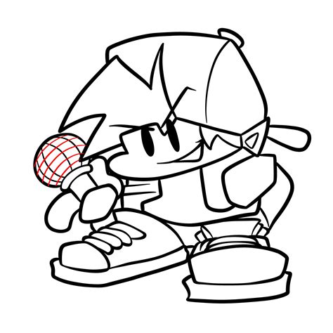 How To Draw EX Babefriend From FNF Vs Bob And Bosip SketchOk