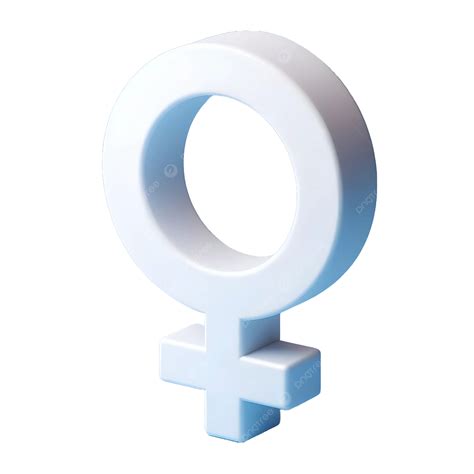 3d Female Gender Symbol For International Women Woman Day Womens Day
