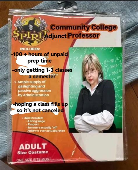 Adjunct Meme 👀 R Adjunctprofessors