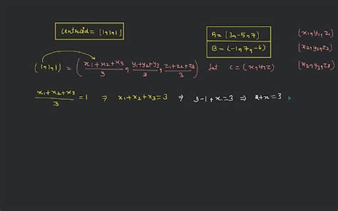 Example 13 The Centroid Of A Triangle Mathrm Abc Is At The Point 111