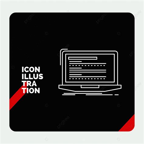 Red And Black Creative Presentation Background For Code Software